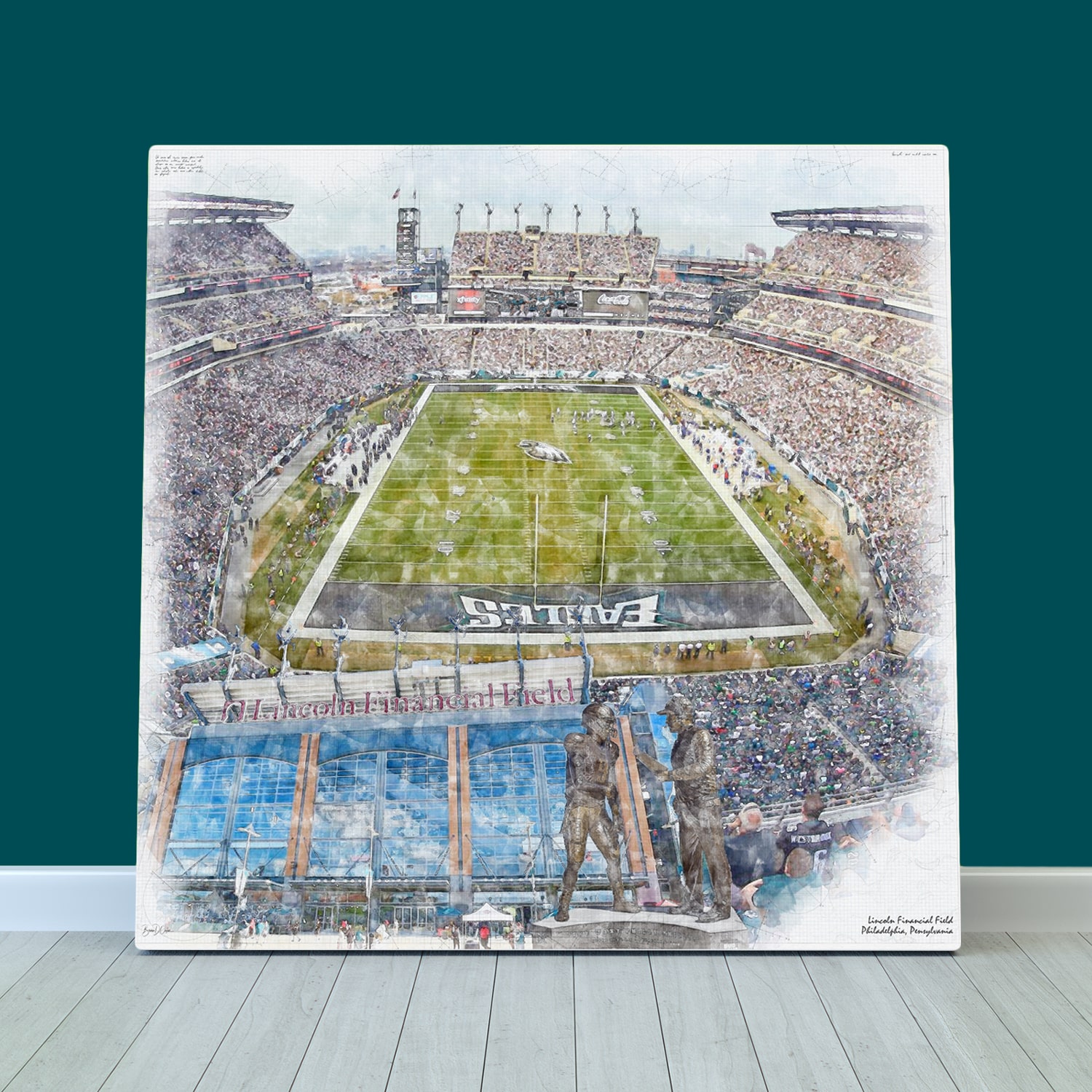 NFC East Football Stadium Prints NFC East Football Stadium Wall Art