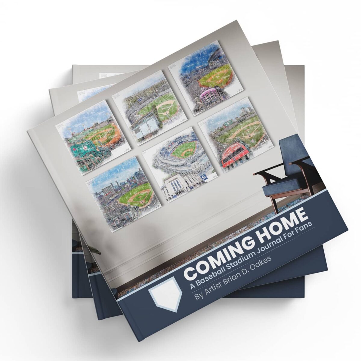 COMING HOME : A Baseball Stadium Journal For Fans - 66 Page, 11" x 11 ...