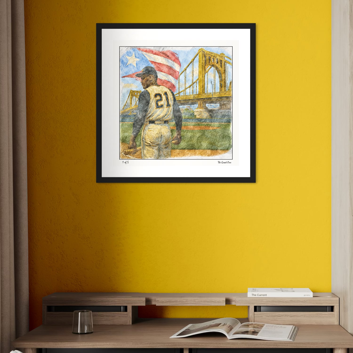 “The Great One” – Roberto Clemente Limited Edition Artwork